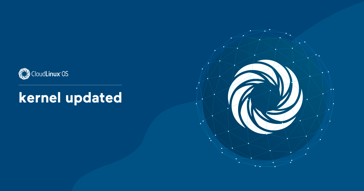 CloudLinux OS 6 kernel has been updated